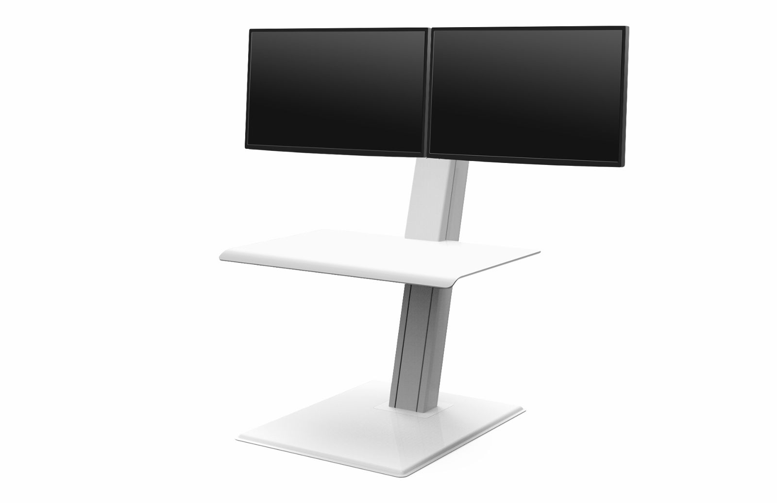 Humanscale Quickstand Eco Crossbar For Dual Monitor | Desk Converter